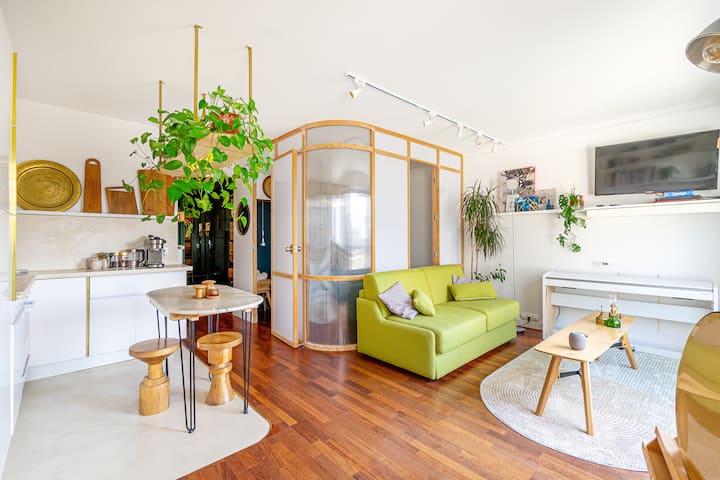 Appartement Calme, Décoré, éQuipé - 4 Places - París