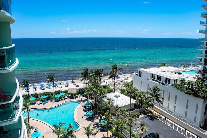 Beachfront Luxury Apartment With Direct Ocean View - バハマ
