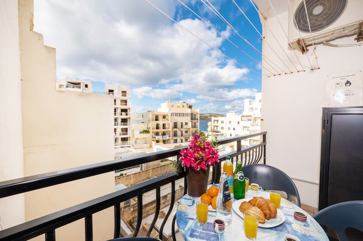 Getawaysmalta-seashells 1 Bedroom Apt For Long Let - Malta