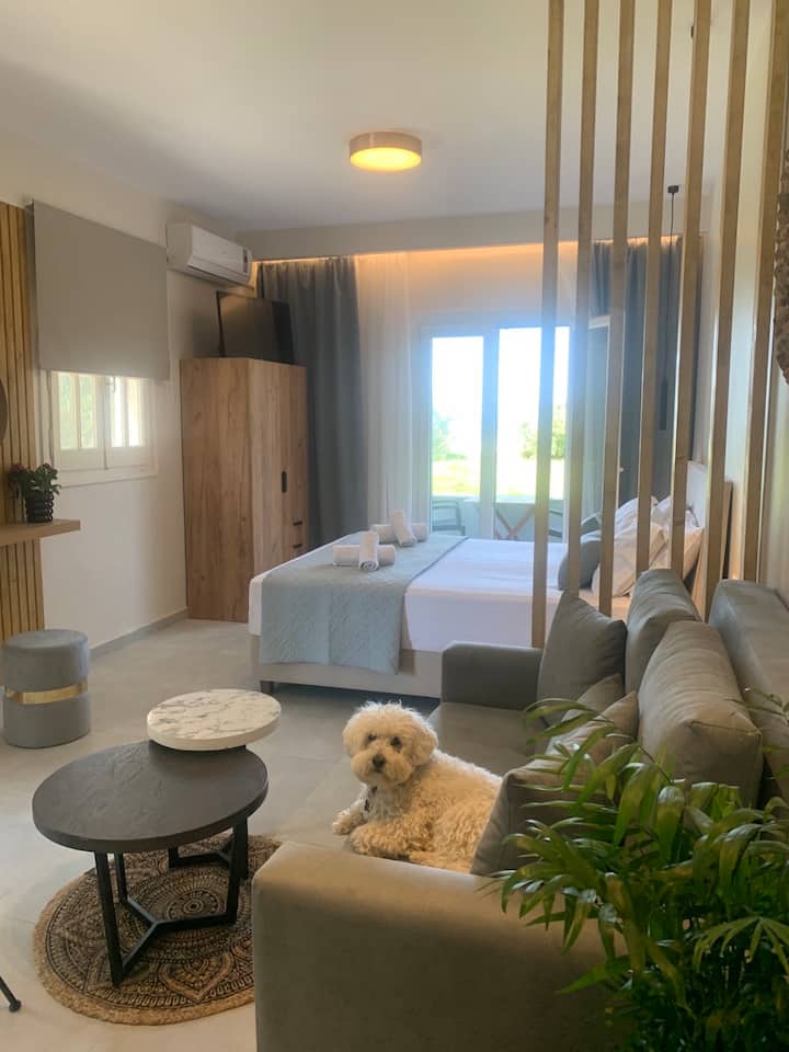 Beachfront Studio - Steps From Almyros Beach - Kassiópi