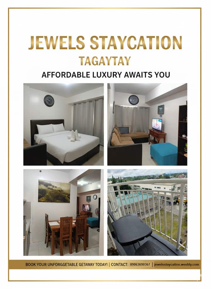Jewels Staycation At Cityland Tagaytay Prime Res - Talisay