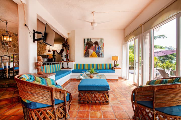 Stunning Casa With Waterfall Gardens Near Beach And Town - Puerto Vallarta