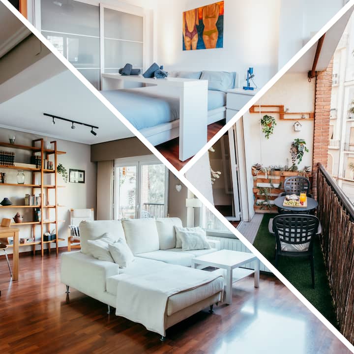 Ruzafa | City Centre 10 Min | Terrace| 2 Rooms - Valencia