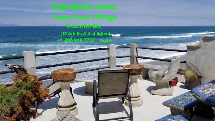 Baja Malibu Ocean Front Home 2 Kings, Rosarito Mex - Rosarito
