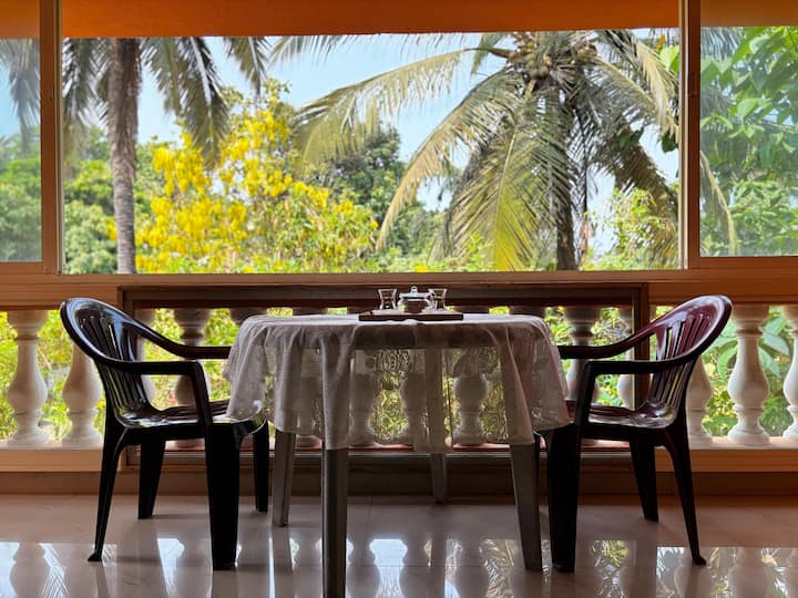 Quiet Colva-benaulim 1 Br Flat With Nature Views - Colva