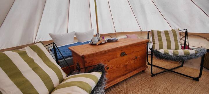 Glamping-rundzelt Mit Weitblick Biohof Ihlow - Buckow