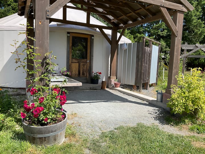 Frog Song 30 Foot Raven Yurt - Cowichan Bay