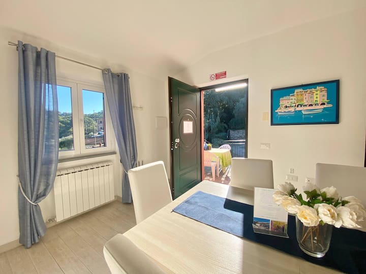 A La Casa Rosa Due 85mq  2b/1b  Parking & Garden - Portofino
