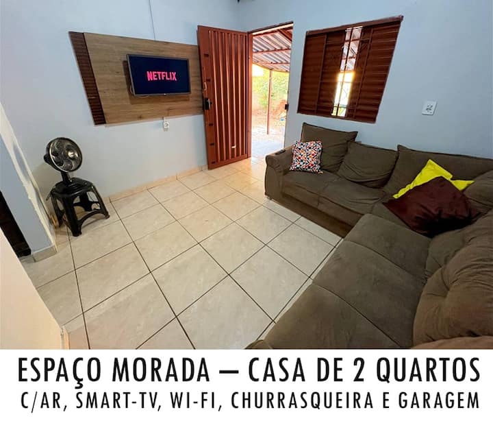 Espaço Morada - Casa De 2q C/ Ar, Smart Tv E Wi-fi - Goiânia
