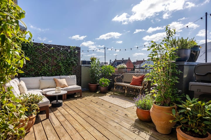 Scandi Oasis With Rooftop In Cph - Free Parking - Copenhagen