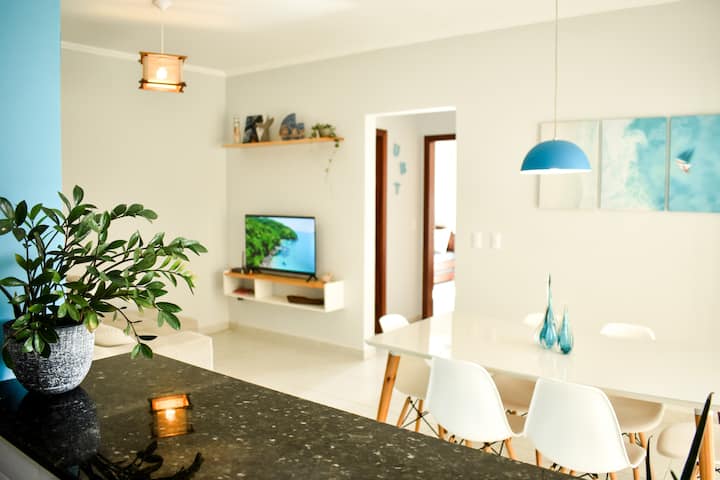 Apto Amplo - Varanda Gourmet - Ar Condicionado - Ubatuba