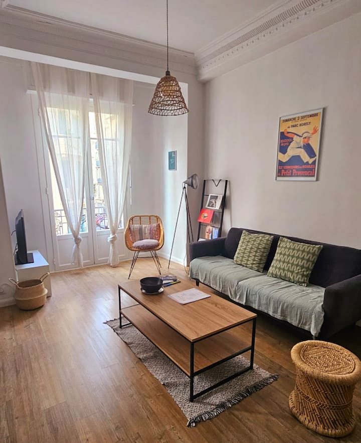 Charmant Et Spacieux 3p- Proche Port/garibaldi - Nizza