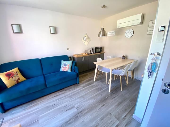 T2 Vue Mer, Piscine, Climatisation, Wifi. - Cerbère