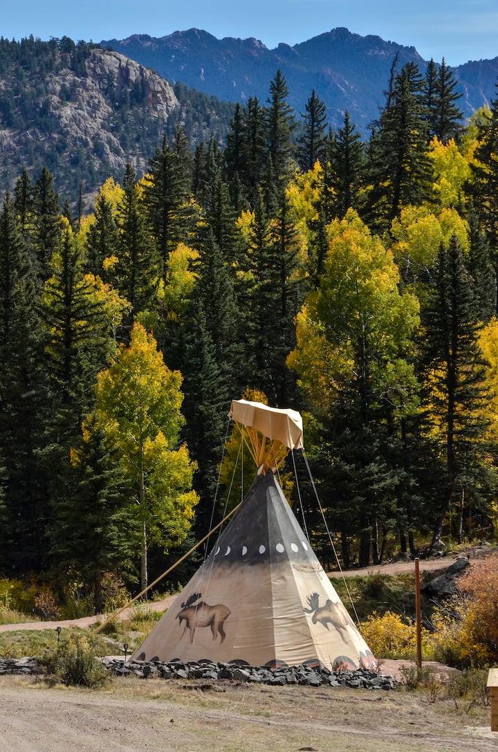 Authentic Tipi Glamping At Bison Peak Lodge [#1] - Tarryall Reservoir, Jefferson