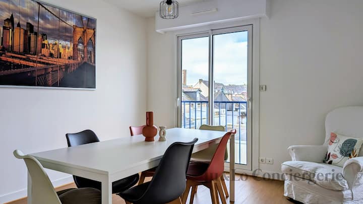 ÉLégant Appartement Lumineux Au Cœur De La Ville - Redon