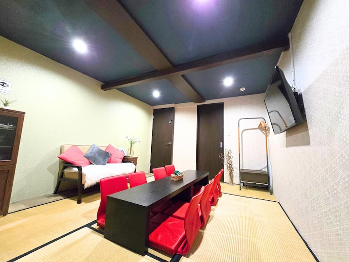 Japanese House! Near Namba! 4 Beds! Max 7 Ppl! 55㎡ - Osaka