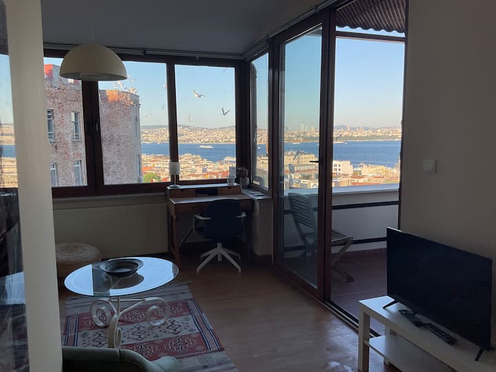 Stunning Views From Private Balcony !  2 Bdr. - Cihangir