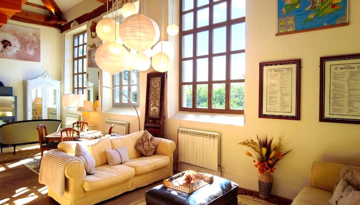 ♥ÉCole De Village Romantique ☀Jardin Ensoleillé - Ambert