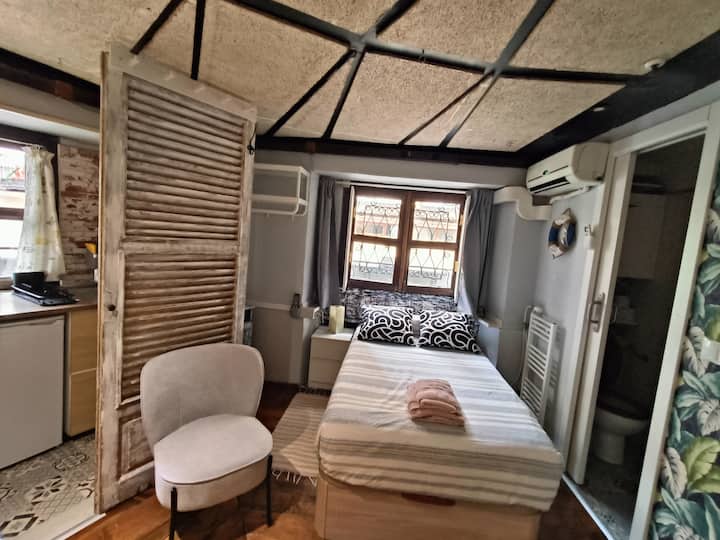 Estudio Exterior Acogedor Centro Madrid, Malasaña - 馬德里