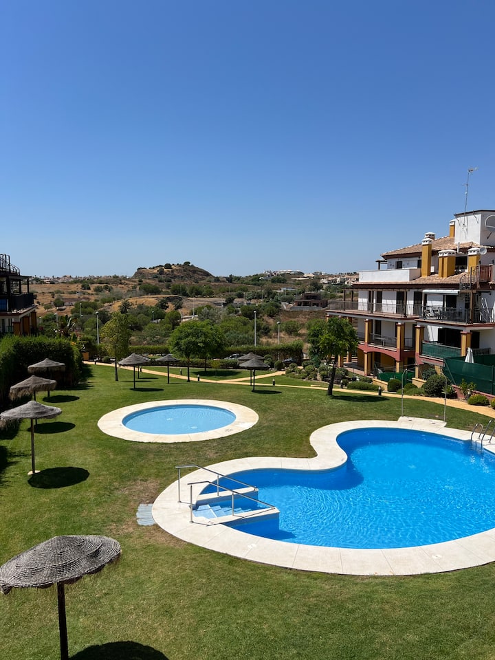 Piscina Y Playa En La Costa Esuri - Ayamonte