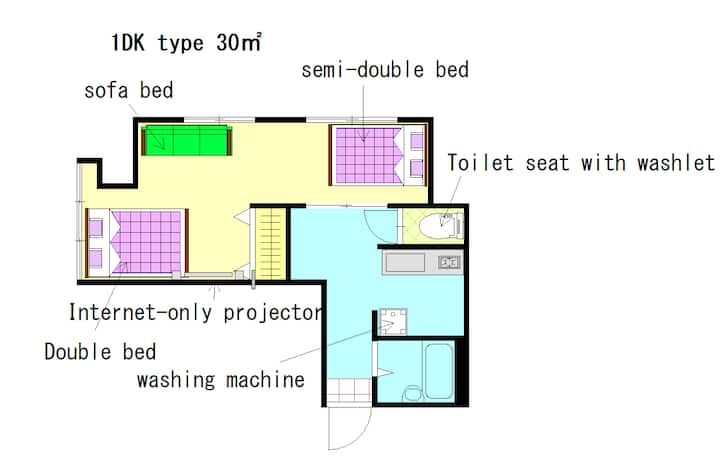 Regal Room!1 Min To Sta.near Namba/dotonbori#smn35 - Osaka