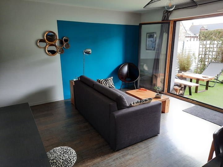 Beau T3 Rez Jardin - Mer Et Commerces A 800m-wifi - Trégueux