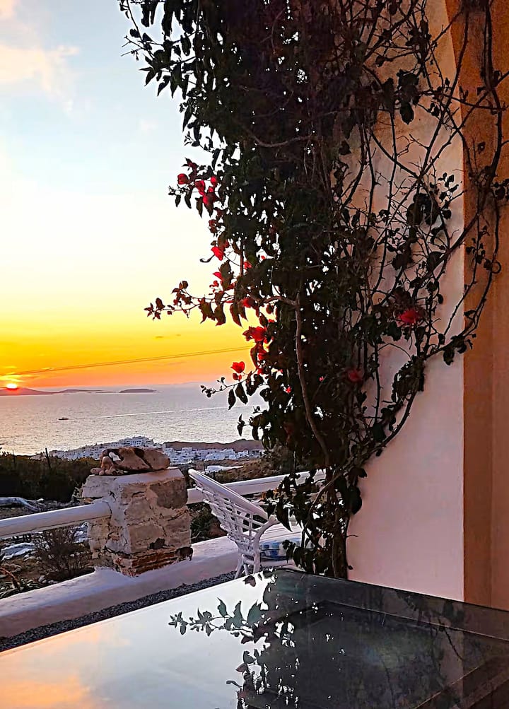 Zephyrus Sunset House. Amazing View And Privacy! - Naxos, Grecia