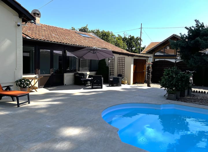 Villa Andernosienne -Piscine Chauffée 800 M Bassin - Andernos-les-Bains