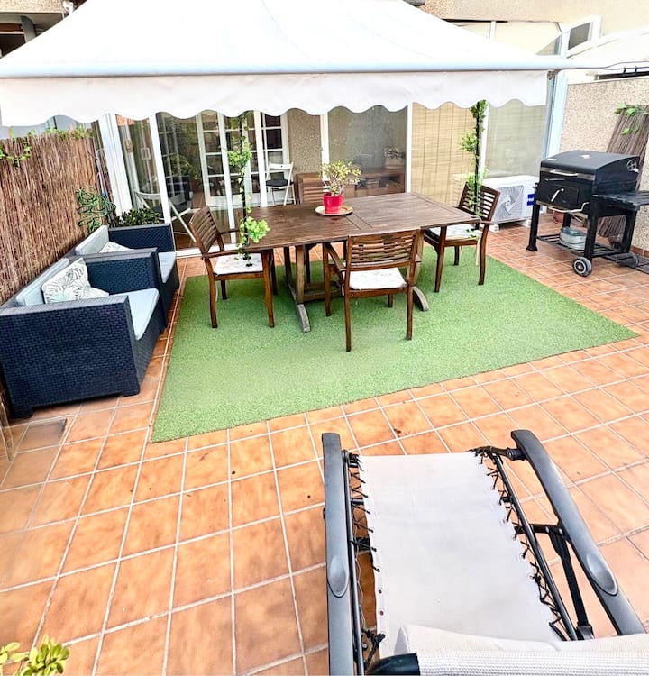 Sabadell Gran Terraza + Bbq Grill + Ac + 20' Bcn - Terrassa