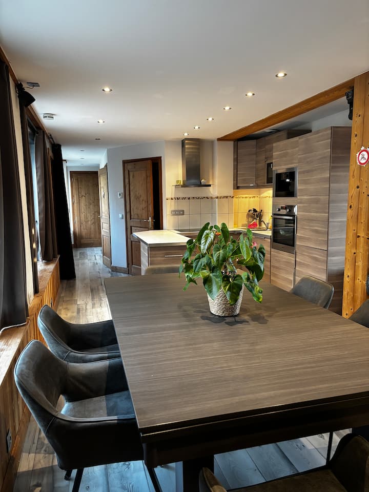 Bel Appartement 90 M2  , 3 Chbs 2 Sdb Wi-fi - Saint-Gervais-les-Bains