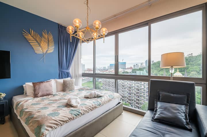 60 Sq.m. Exquisite Castle View 5star Condo Pattaya - Pattaya City