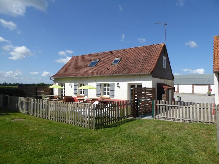 Gite-groupe- 4 Chambres - Fort Mahon - Quend Plage - Côte d'Opale