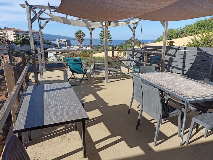 Villa Grand Confort 3* Avec Belle Vue Mer - Ajaccio