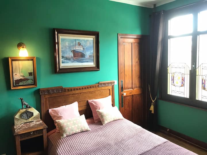 Chambre Art Déco - Bray-Dunes