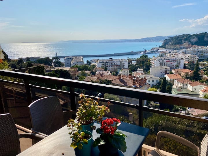 Nice Luxueux 3 Pièces Terrasse Vue Mer Panoramique - Niza