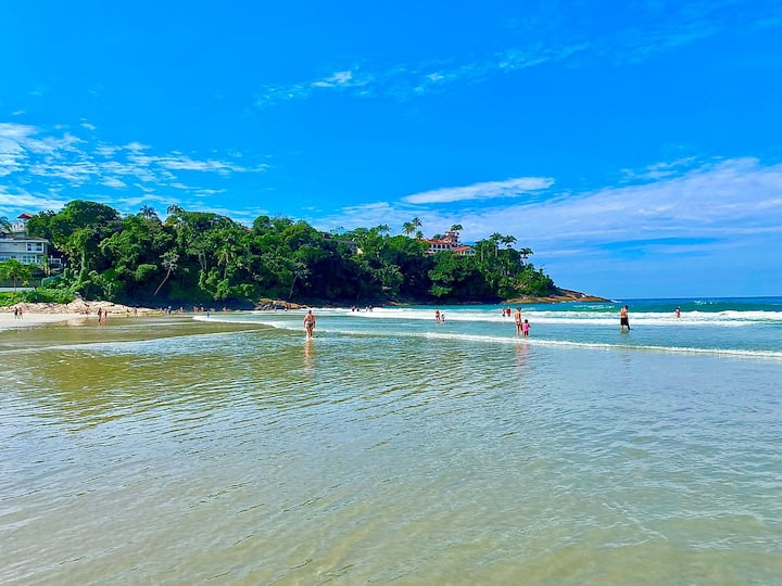Casa Em Ubatuba, Vila Residencial, Com A/c E Wi-fi - Ubatuba