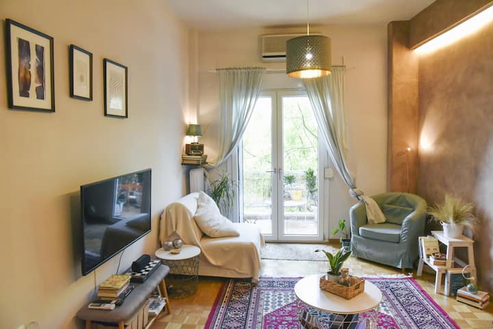 Boho 2bdr In Thissio|walk Anywhere|athens Center - Athens