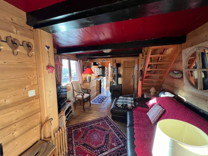 Chalet"mazot" Entier 3*sud / Pied De Piste/4-6pers - ラ・クリュサ