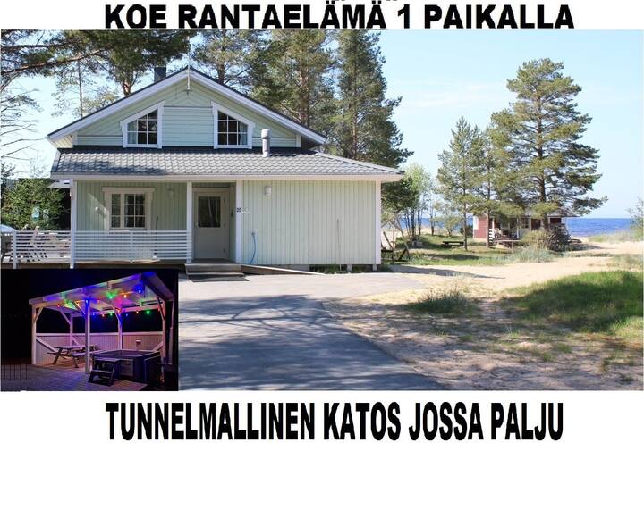 Meritähti 20 Merenrannalla Paljulla. Hiekkasärkät. - Kalajoki
