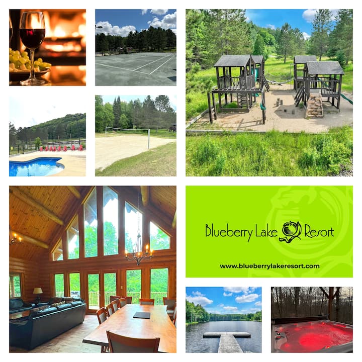 Mont-tremblant/spa/piscine/lac/tennis/volleyball - Laurentides