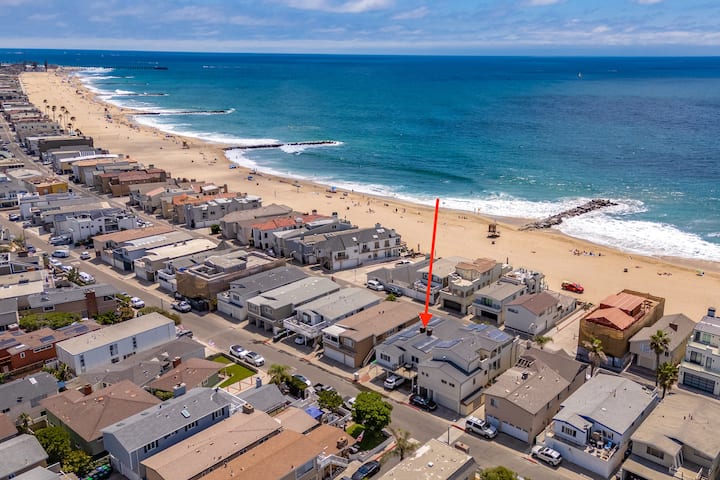 5sec Walk To Beach Sleeps 9, 5 Bdm. 3 Parking Spot - Costa Mesa, CA