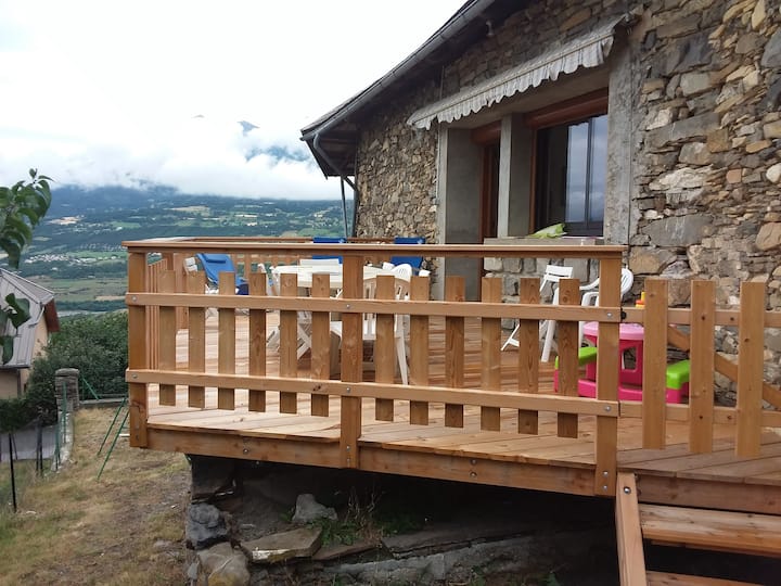 Maison 10 Personnes Avec Vue Et Sunset - Lac de Serre-Ponçon