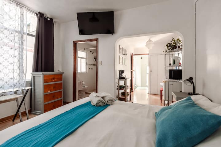 Cielito Lindo-suite W/ Terrace & Private Bathroom - Mexico City