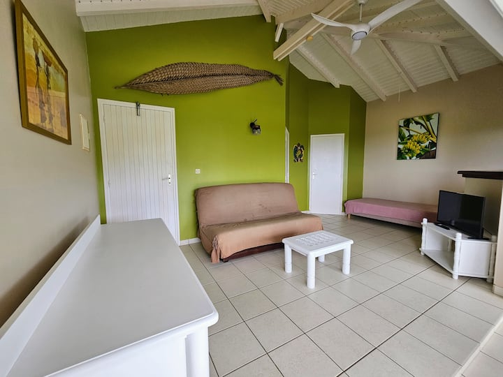 Gite N2 Vue Mer Piscine 300 M De La Plage - Deshaies