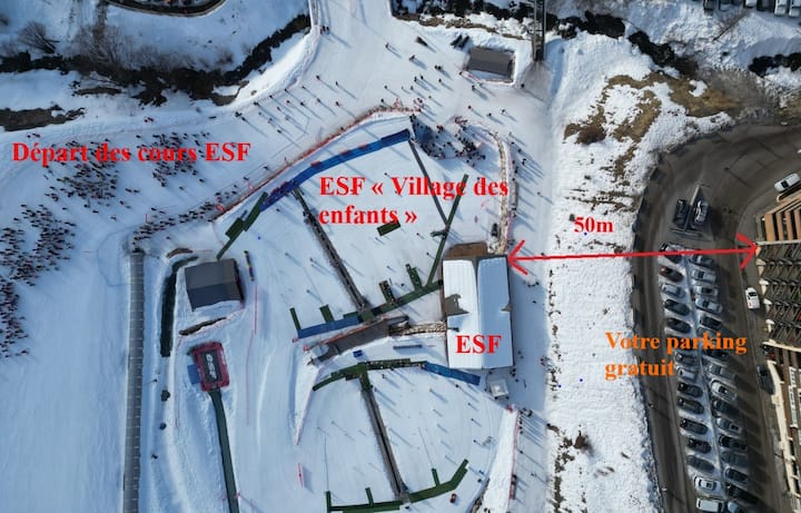 Appart 8 Pers. (à 50m Départ Des Cours De Ski ) - Allos