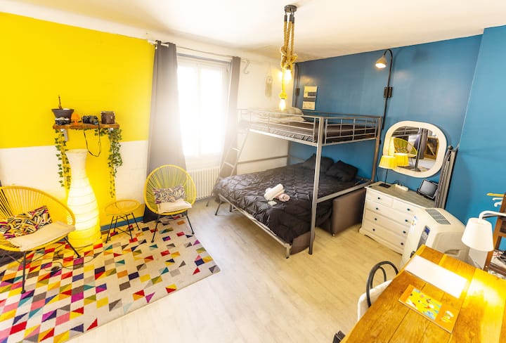 Loft Atypique Climatisé Brotteaux/part Dieu - Lyon