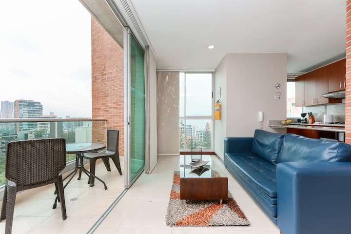 Blux 2 Bedrooms, Near Provenza, Pv Balconies, View - Medellín