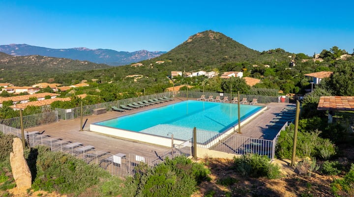 Piscine Chauffee 2chambres Sta Giulia - Plage de Palombaggia