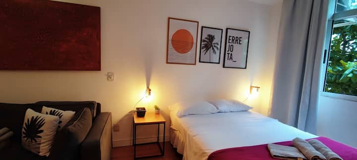 Moderno, Ar, Wi Fi, 1 Quadra Orla, Sem Crianças - Rio de Janeiro