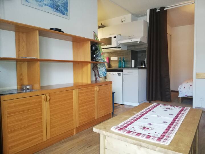 T2 5-6 Pers 32m2+balcon Sud. Départ En Ski - Risoul